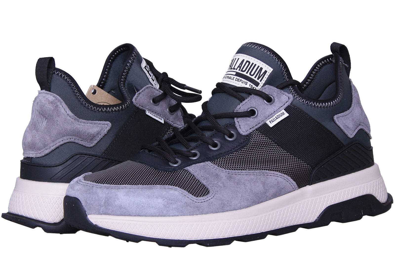 Palladium Casual Siva Plitke patike - Ax eon army runner - Office Shoes ...