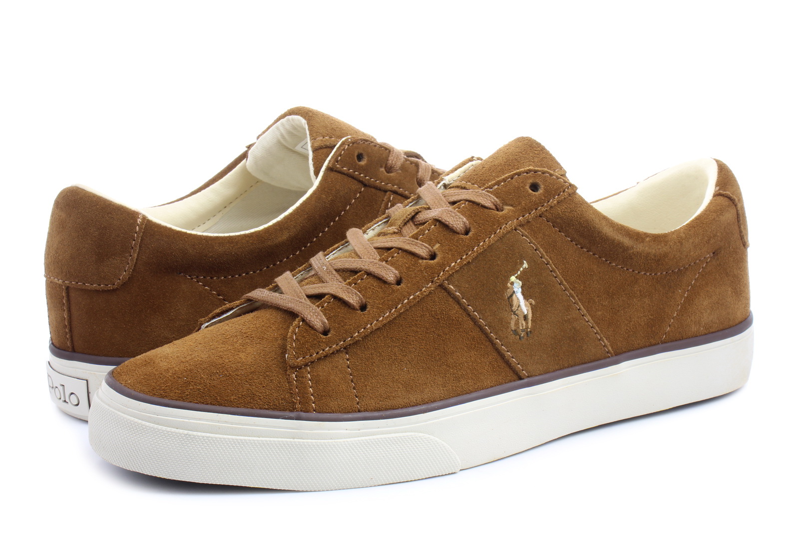 Polo Ralph Lauren Sportska elegancija Braon Plitke patike - Sayer ...