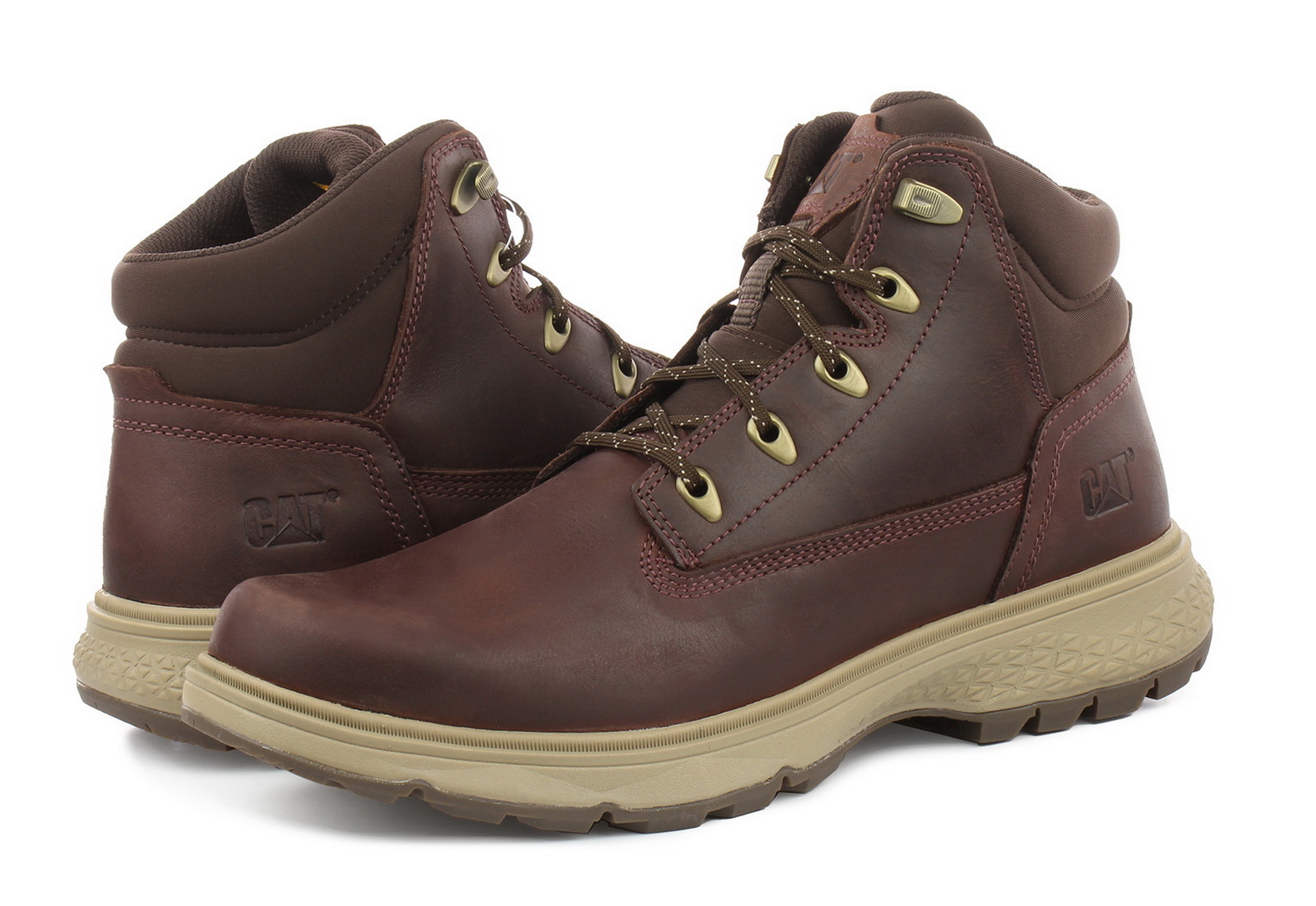 Cat Sportska elegancija Braon Duboke cipele - Outrider - Office Shoes ...