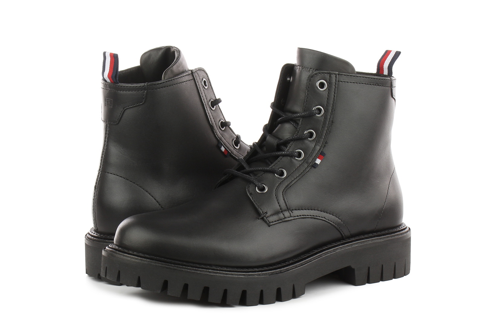 Tommy Hilfiger Sportska elegancija Crna Duboke cipele - Chunky Dress 7a ...