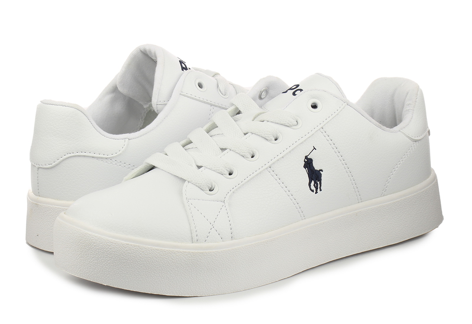 Polo Ralph Lauren Sportska obuća Bela Plitke patike - Ltt Platform ...