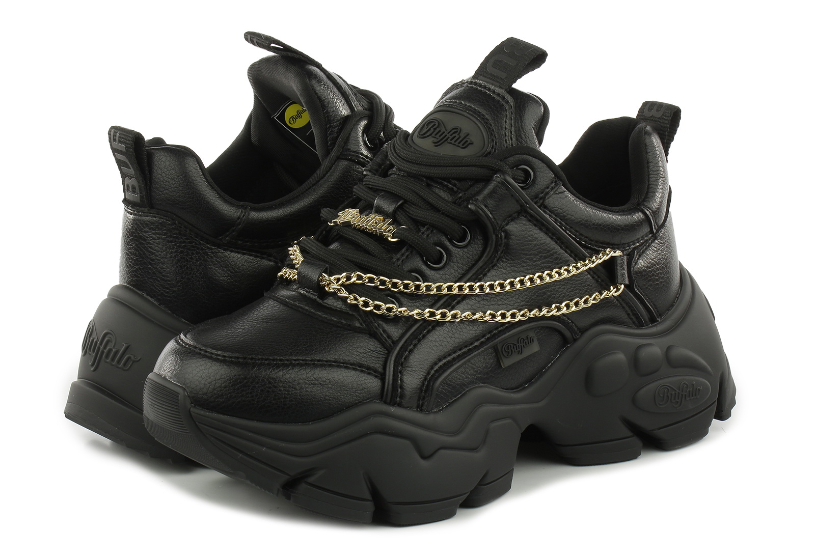 Buffalo Fashion Crna Plitke patike - Binary Chain - Office Shoes Srbija