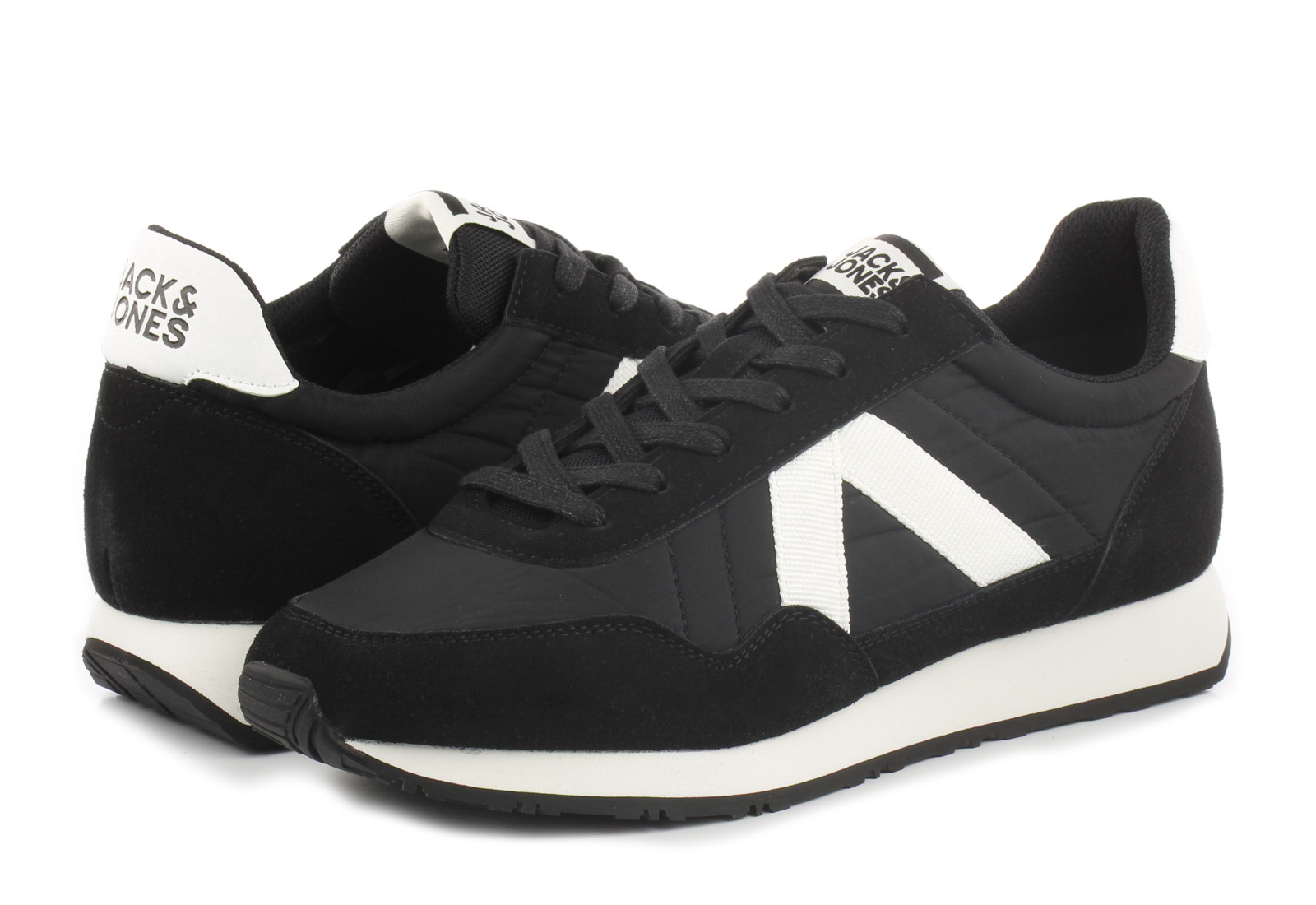 Jack And Jones Sportska obuća Crna Plitke patike - Hawker Mesh - Office ...