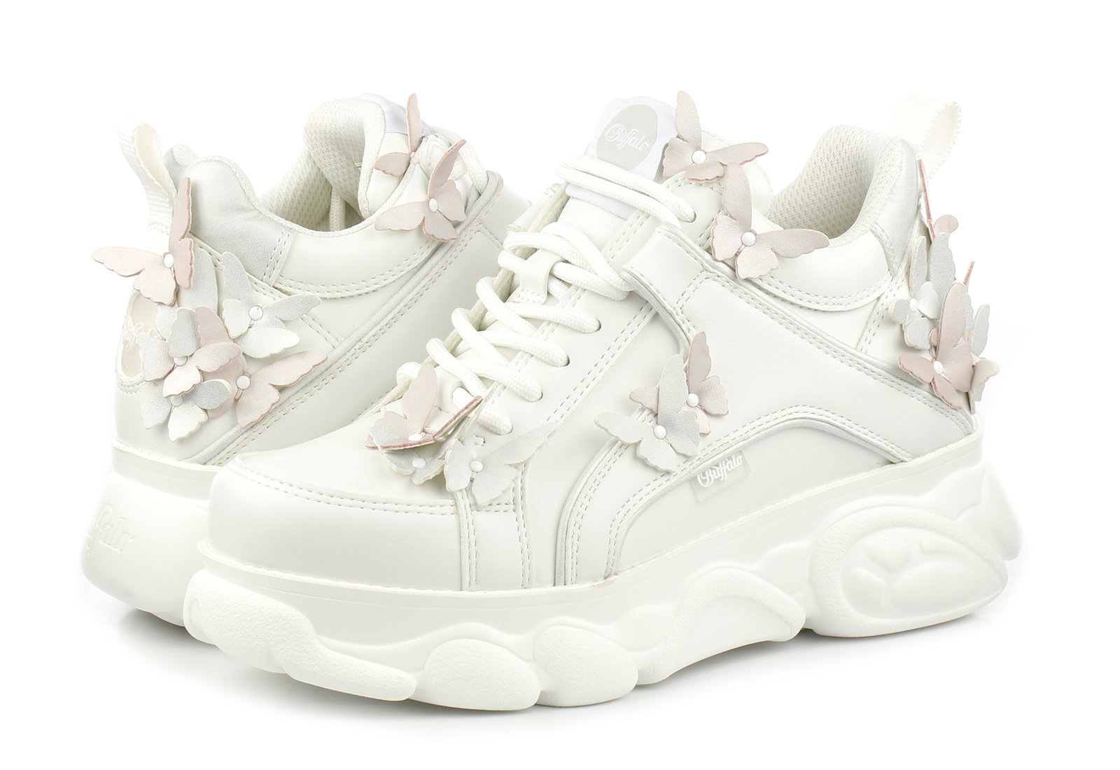 Buffalo Sportska elegancija Bela Duboke patike - Cld Butterfly - Office ...