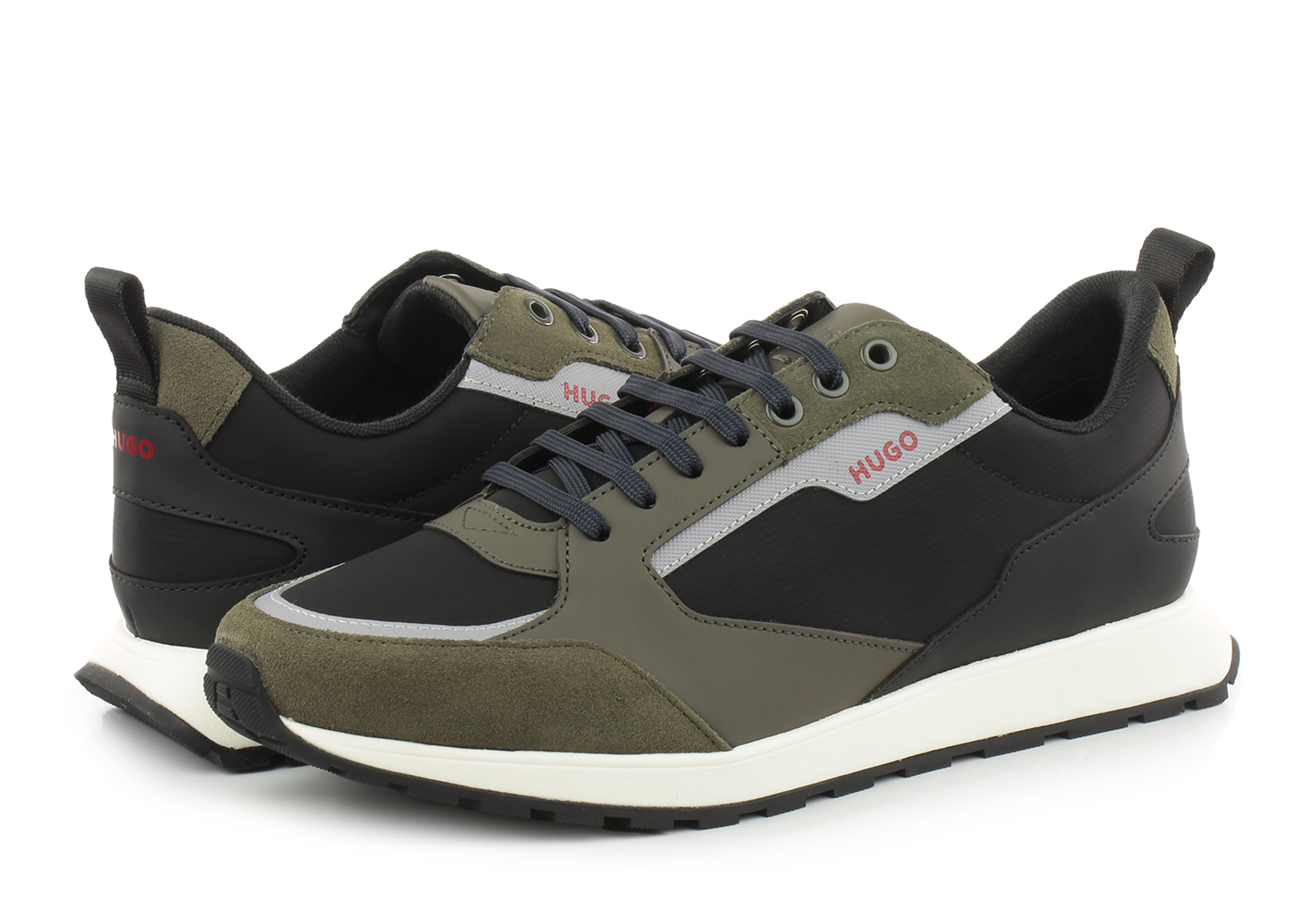 HUGO Fashion Zelena Plitke patike - Icelin Runn Nypu A - Office Shoes ...