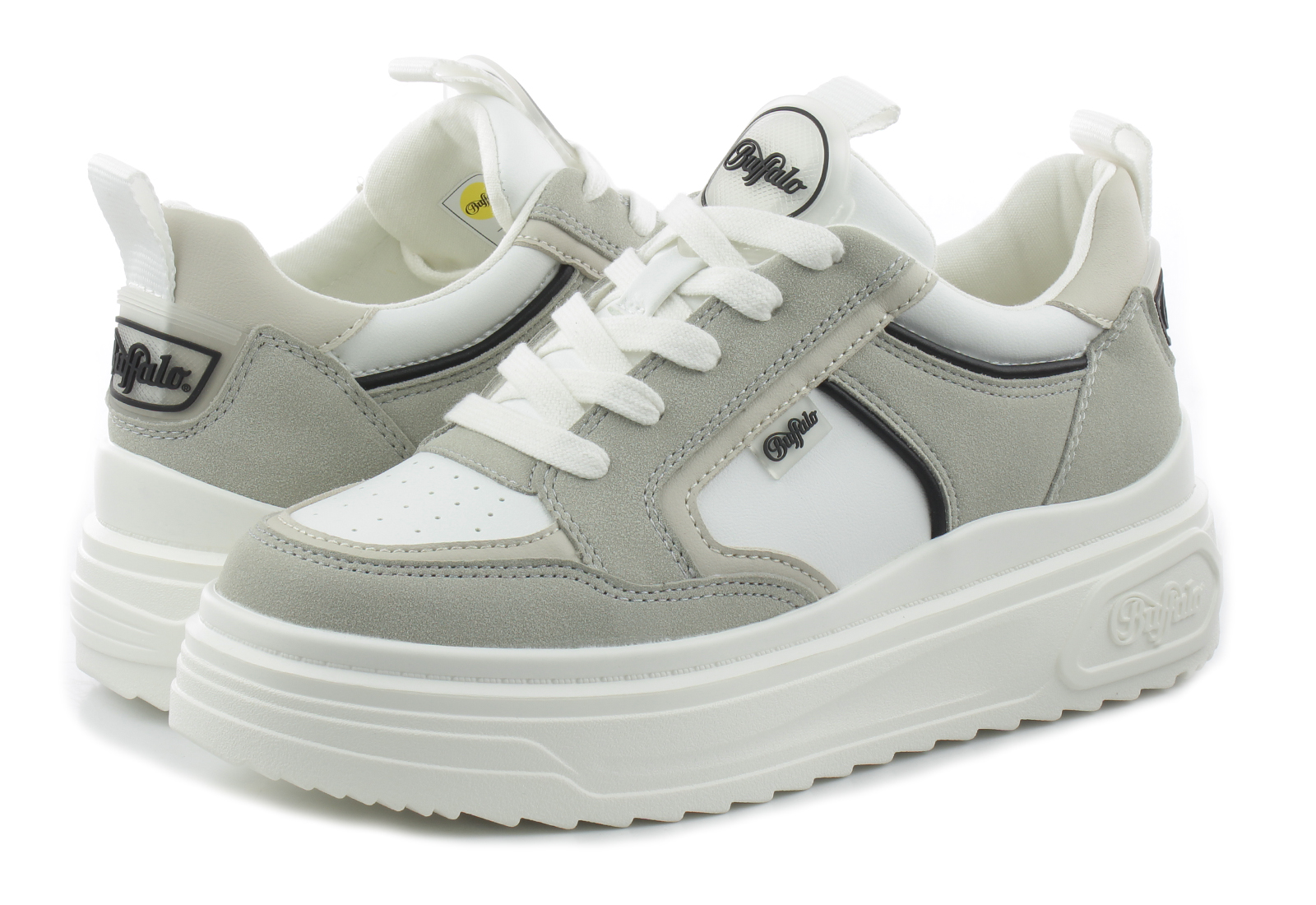 Buffalo Fashion Siva Plitke patike - Vectra Low - Office Shoes Srbija