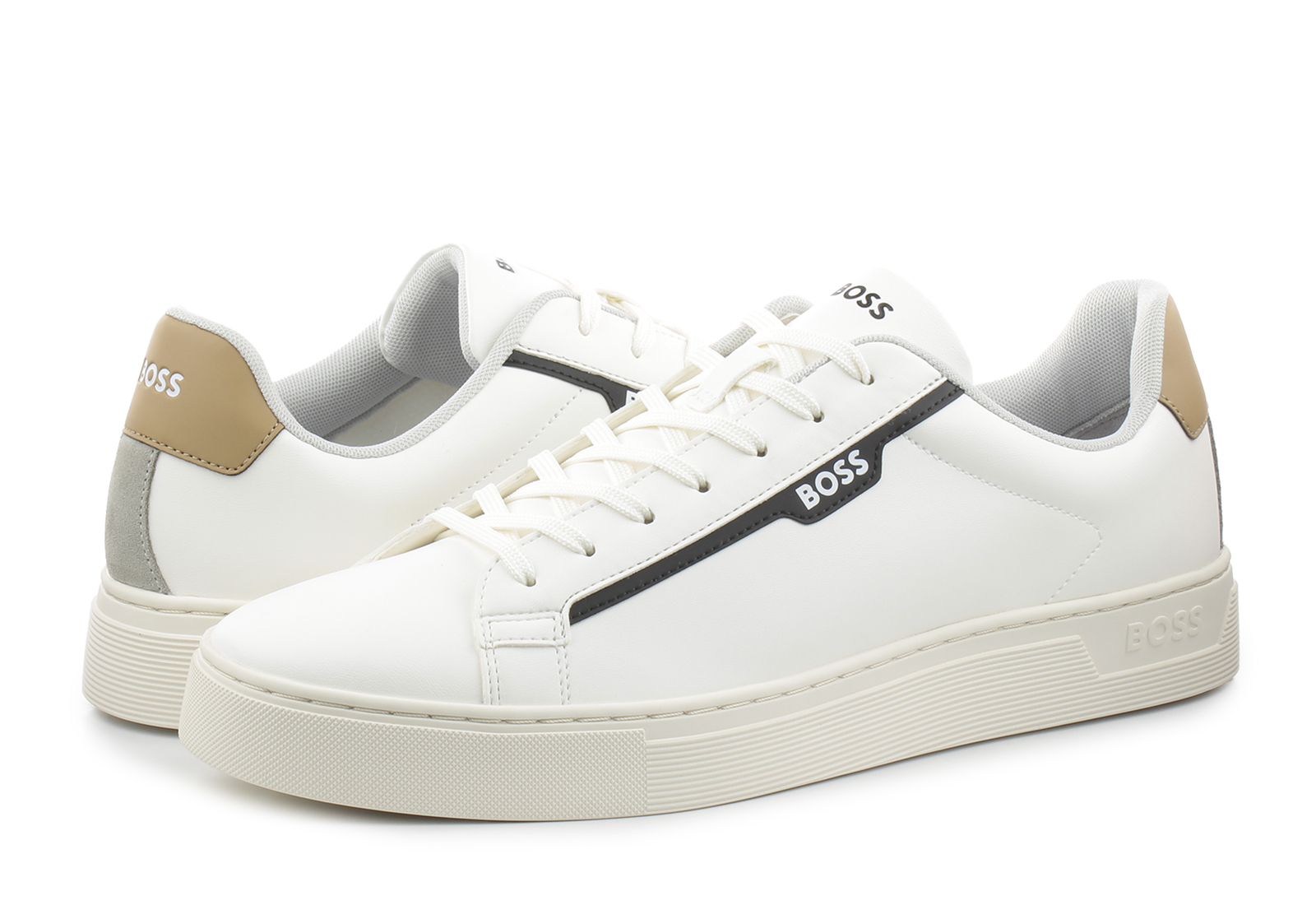 BOSS Fashion Bela Plitke patike - Rhys Tenn Pusdth - Office Shoes Srbija